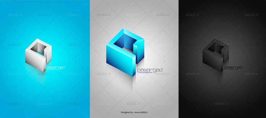 طراحی لوگو آرم شرکت پاسارگاد - شرکت بعد چهارم